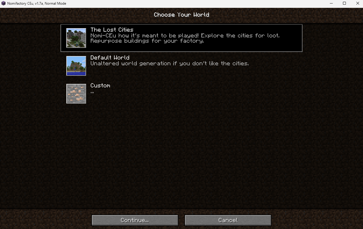 ゲーム開始まで - Nomifactory CEu Wiki - atwiki（アットウィキ）